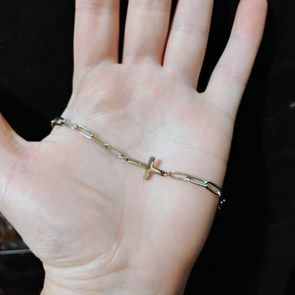 Jewelry | 8 Inch Cross Bracelet | Poshmark